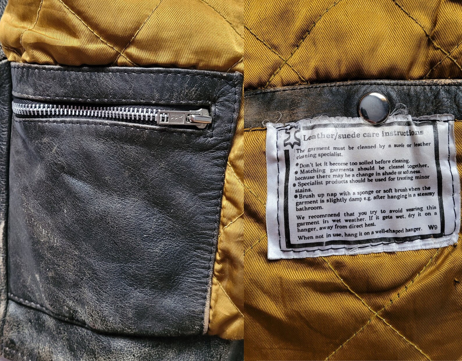 Very Rare Vintage 90s TARI Retro Style Distressed Leather Motorcycle ...