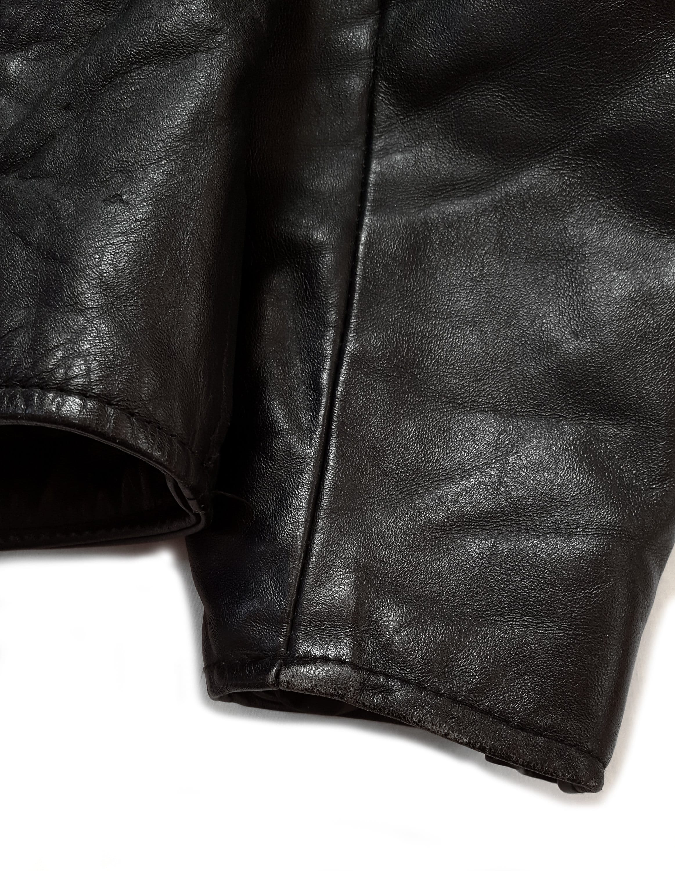 Very Rare Vintage 80s Gregory & Sons Leather Motorcycle Perfecto Jacket ...