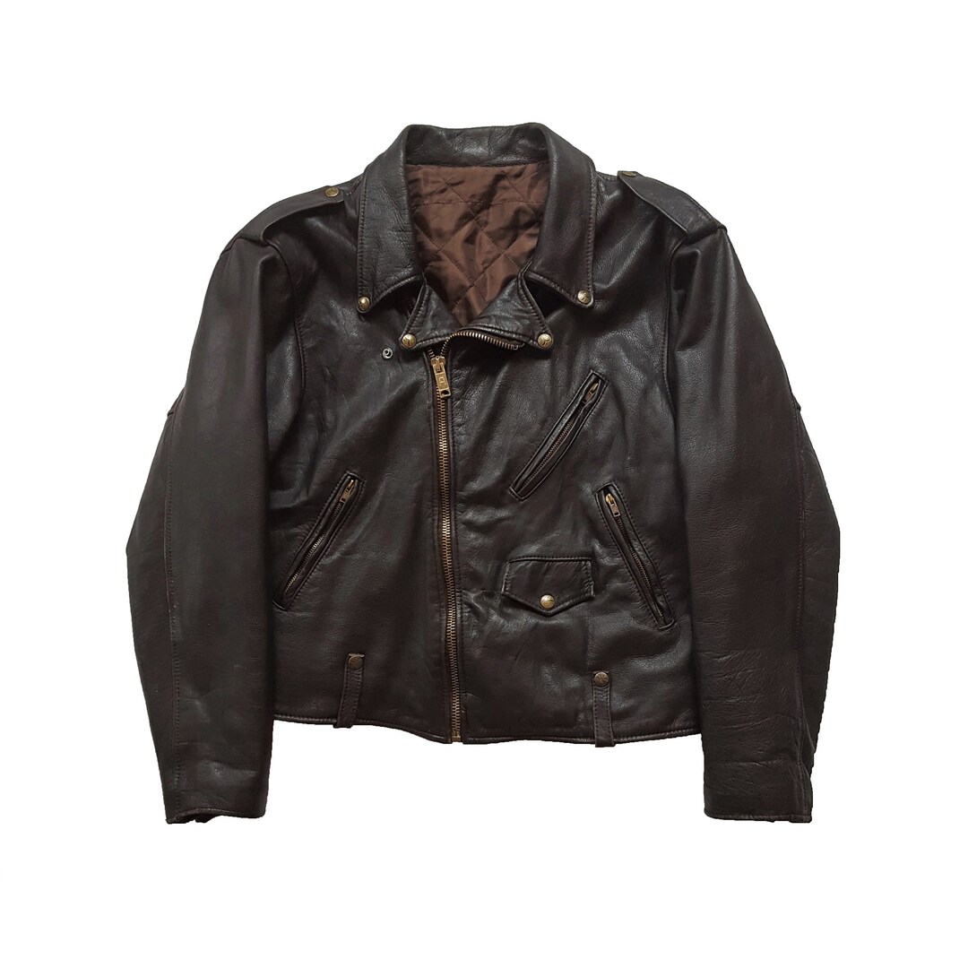 Very Rare Vintage 80s SIP Stock Paris Perfecto Leather - Etsy