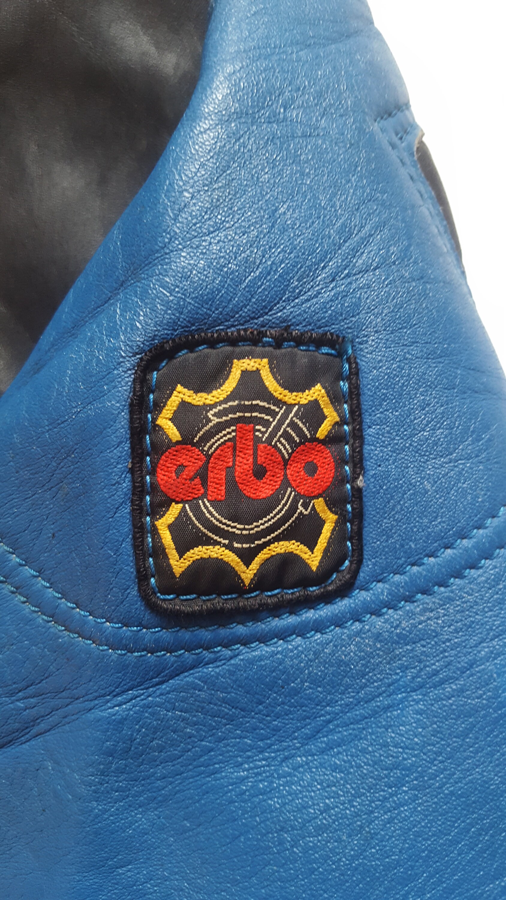 Very Rare Vintage 70s Erbo Leather Motorcycle Rider Jacket / Cafe Racer ...