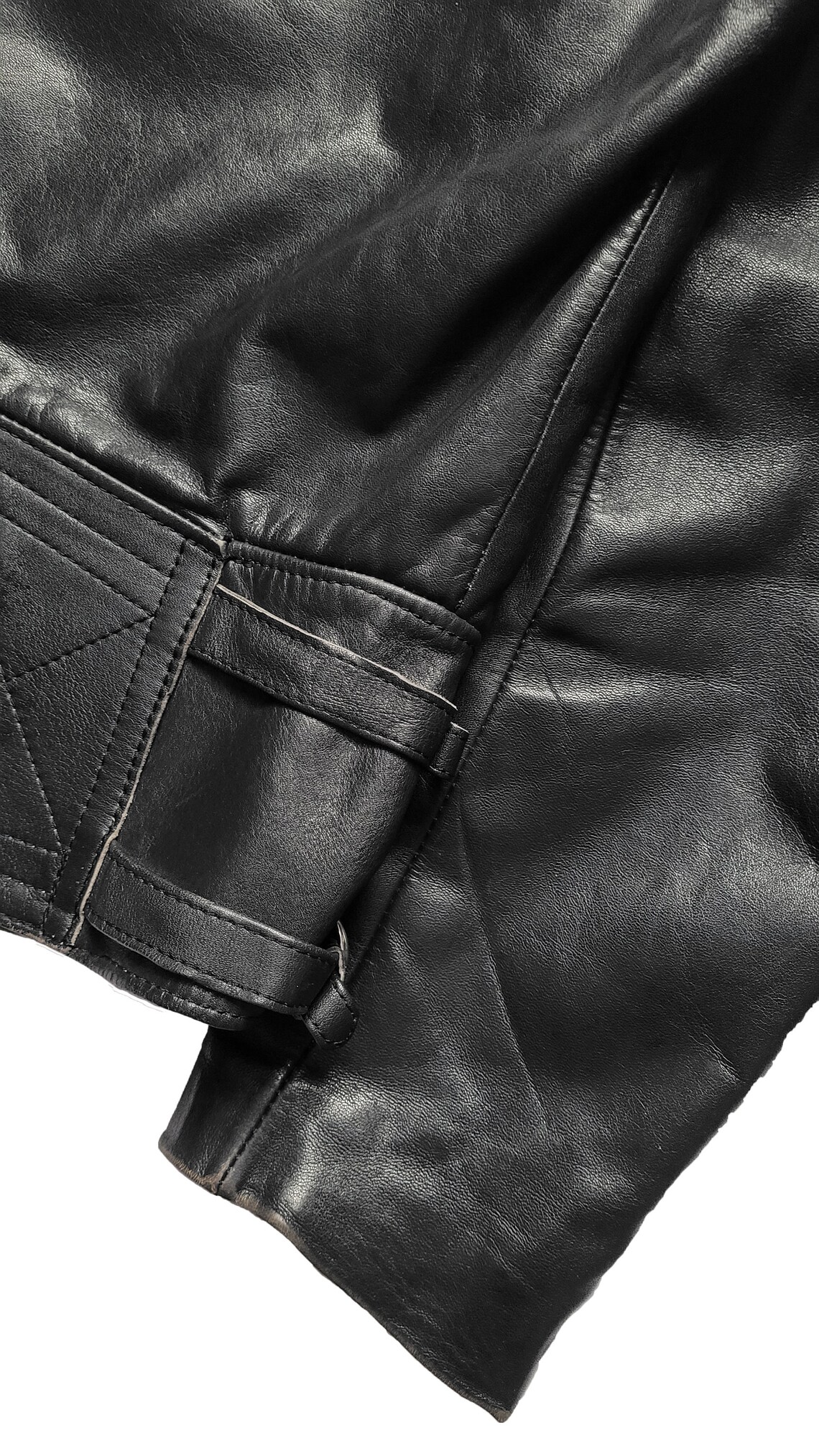 Original Rare Vintage 70s Anton Vanek Motorcycle Police Leather Jacket ...