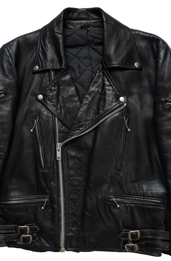 Original Rare Vintage 70s British Leathers Lightning … - Gem