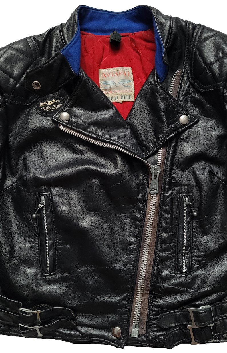 Original Rare Vintage 70s Lewis Leathers Super Monza 445L Cafe Racer ...