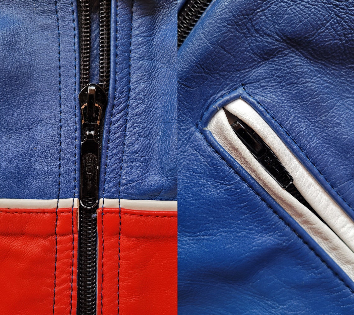 Original Rare Vintage 70s Damen Leathers Sports Cafe Racer Racing ...