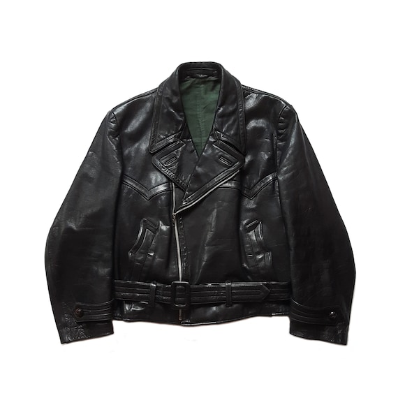 Vintage german leather motorcycle - Gem Vintage german leather motorcycle - Gem