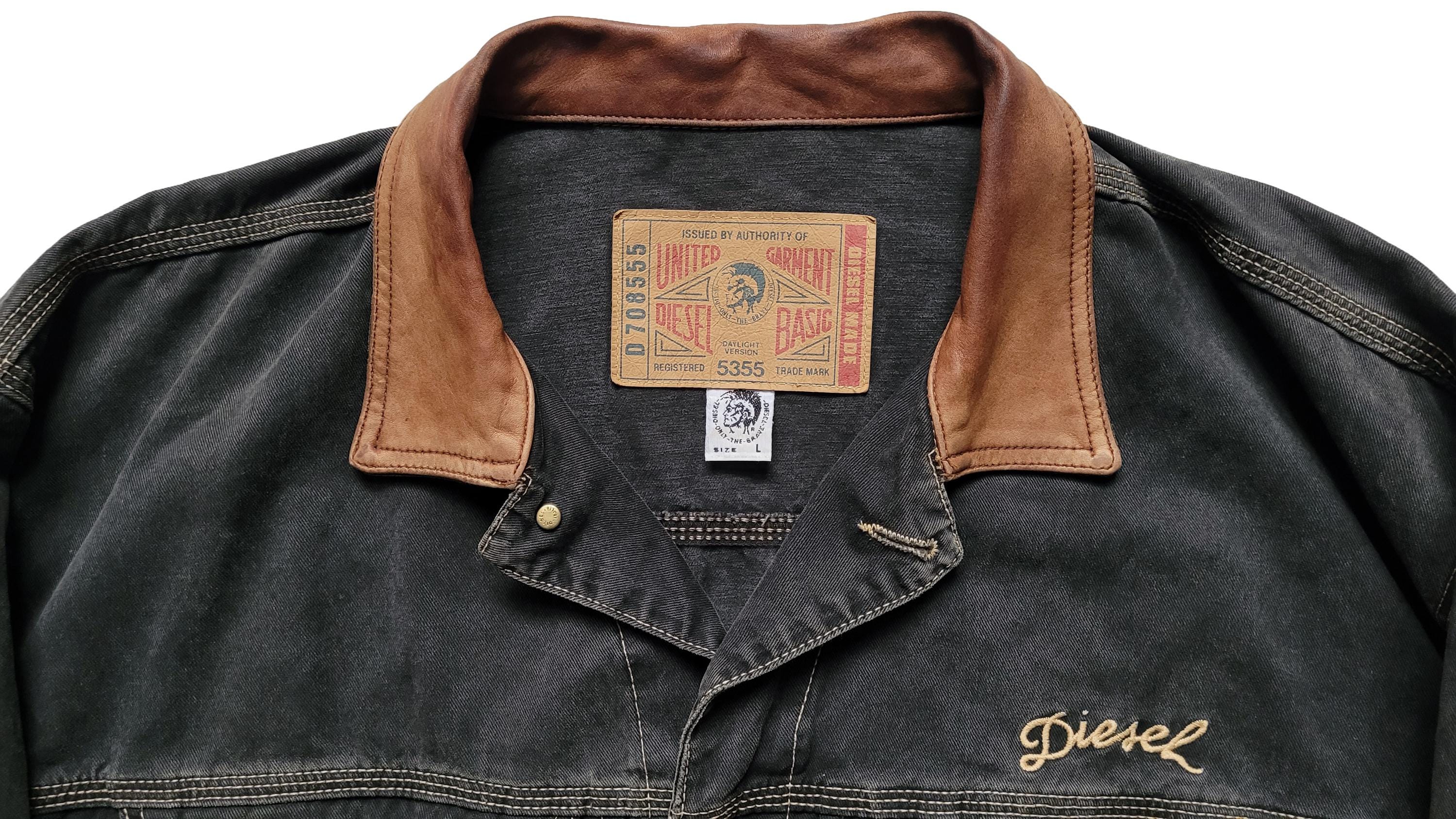 Original Rare Vintage 90s Diesel Basic Denver Oversized Trucker ...