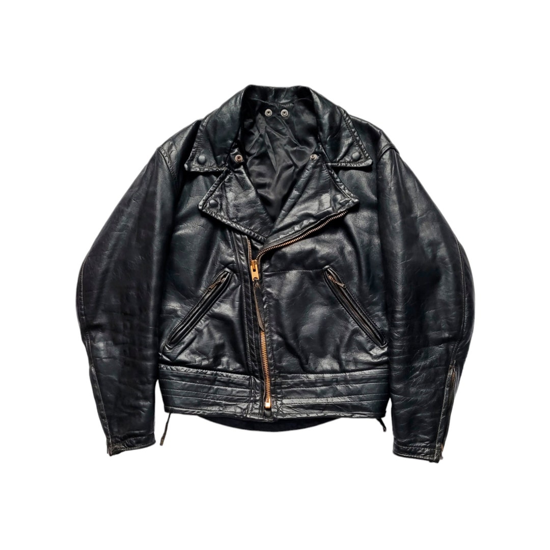 Original Rare Retro Vintage 60s Cal-leather LAPD Motorcycle Police ...