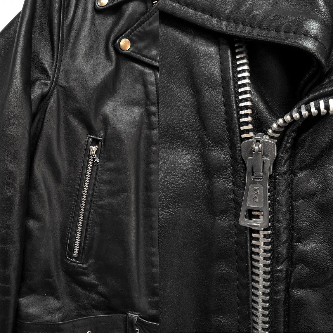 Very Rare Vintage 80s Gregory & Sons Leather Motorcycle - Etsy