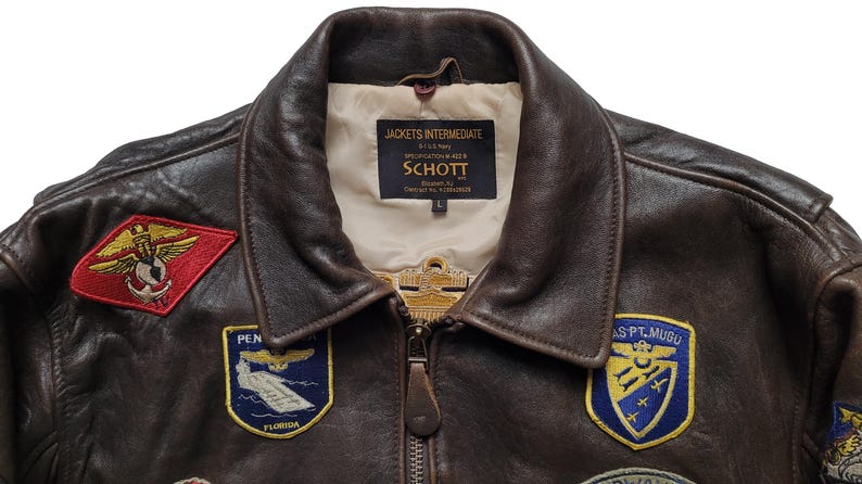 Original Rare Vintage 00s Schott NYC G-1 Wings of Gold Bomber/flight ...