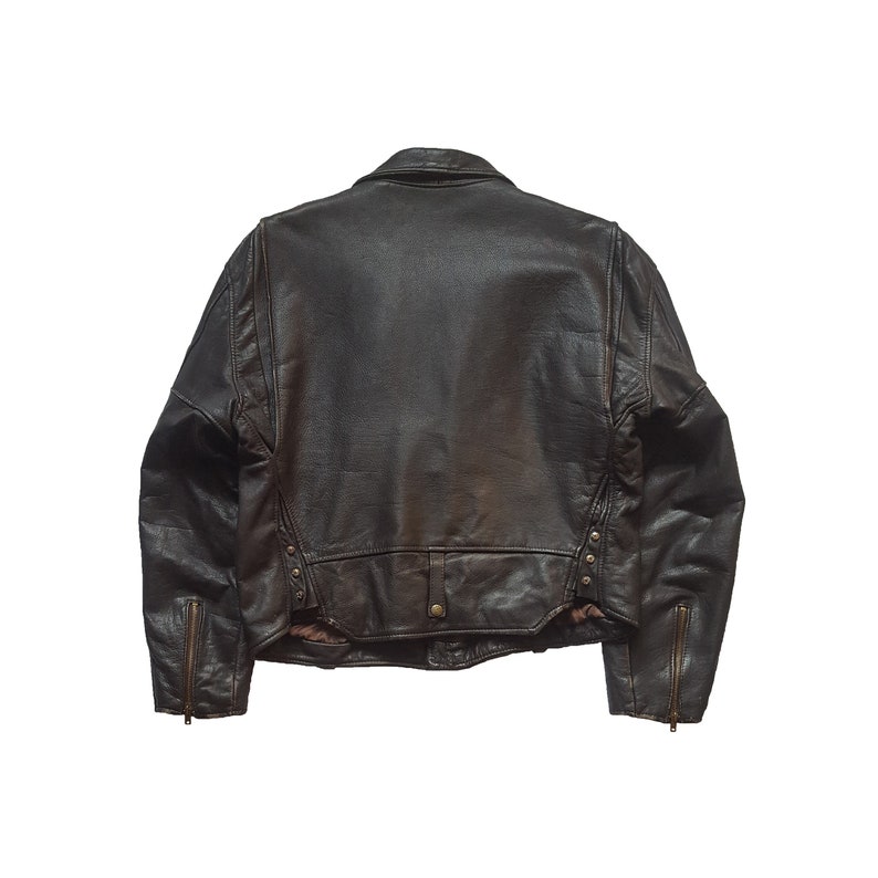 Very Rare Vintage 80s SIP Stock Paris Oversized Perfecto Motorcycle ...