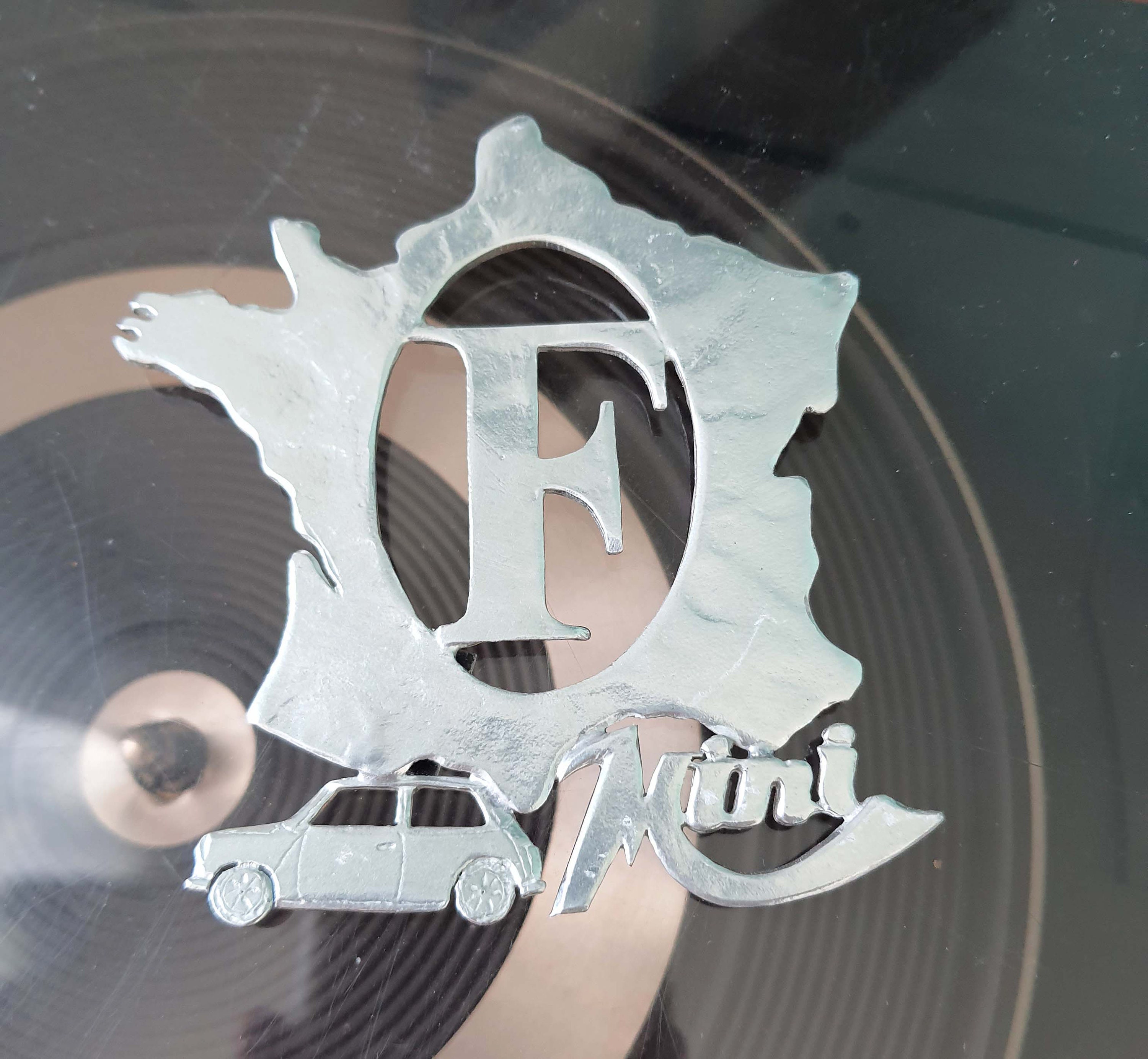 Polished Tin France Plate Austin MINI - Etsy UK