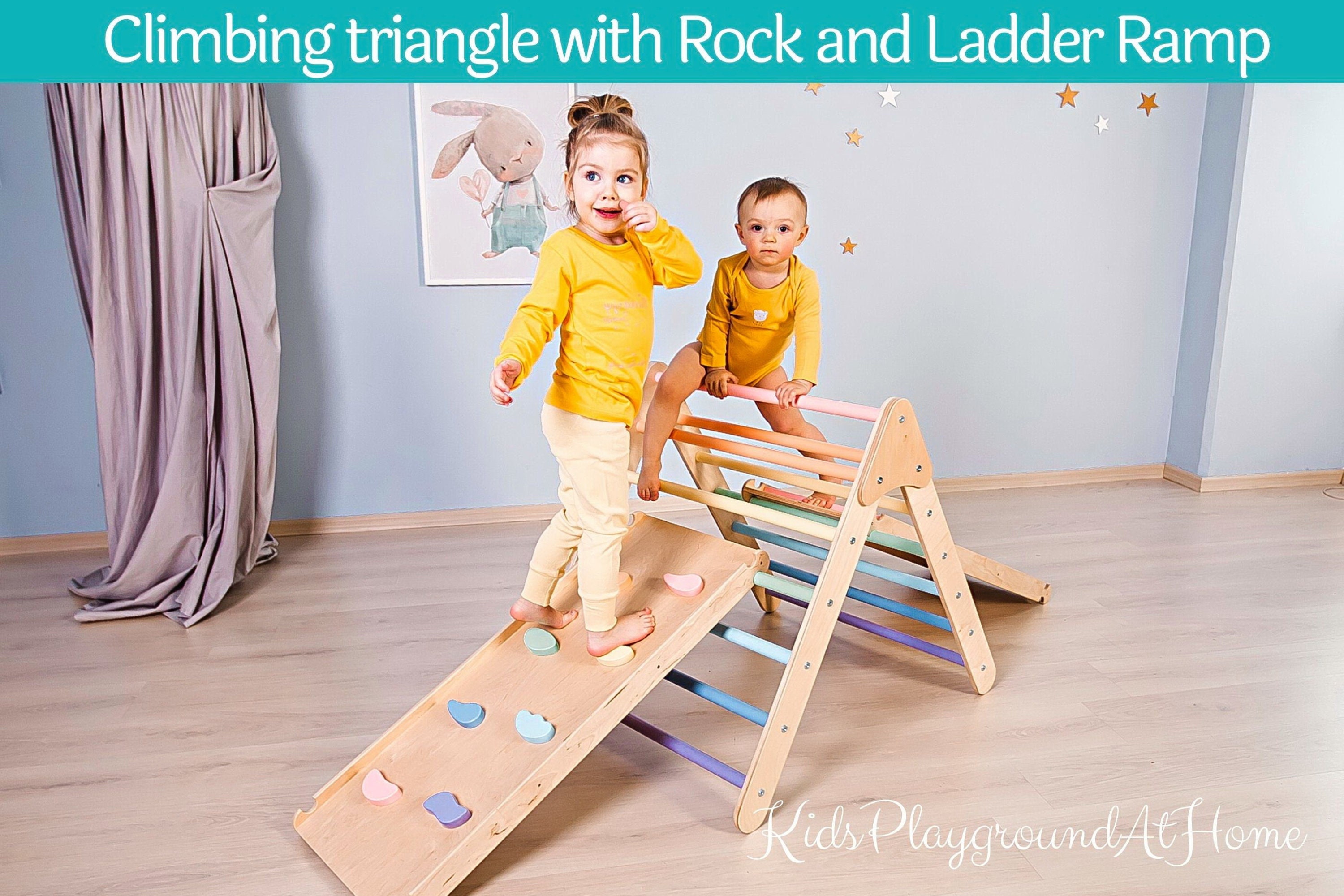 Triangle Climber Wooden Climbing Frame Climbing Triangle Climb | Etsy
