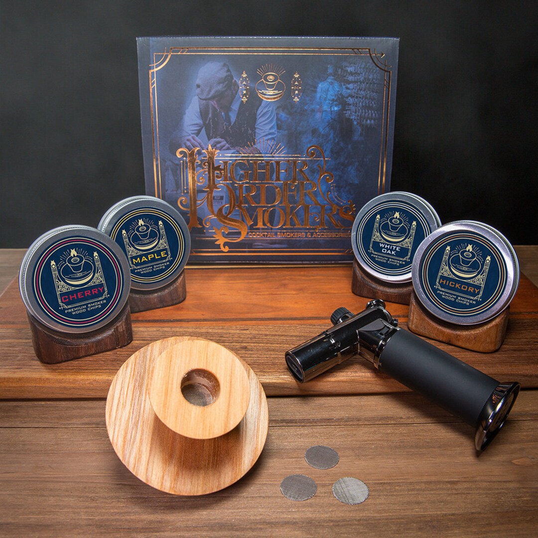 Drink Smoker Starter Kit by Higher Order - Smoke Stack Kit | Perfect ...