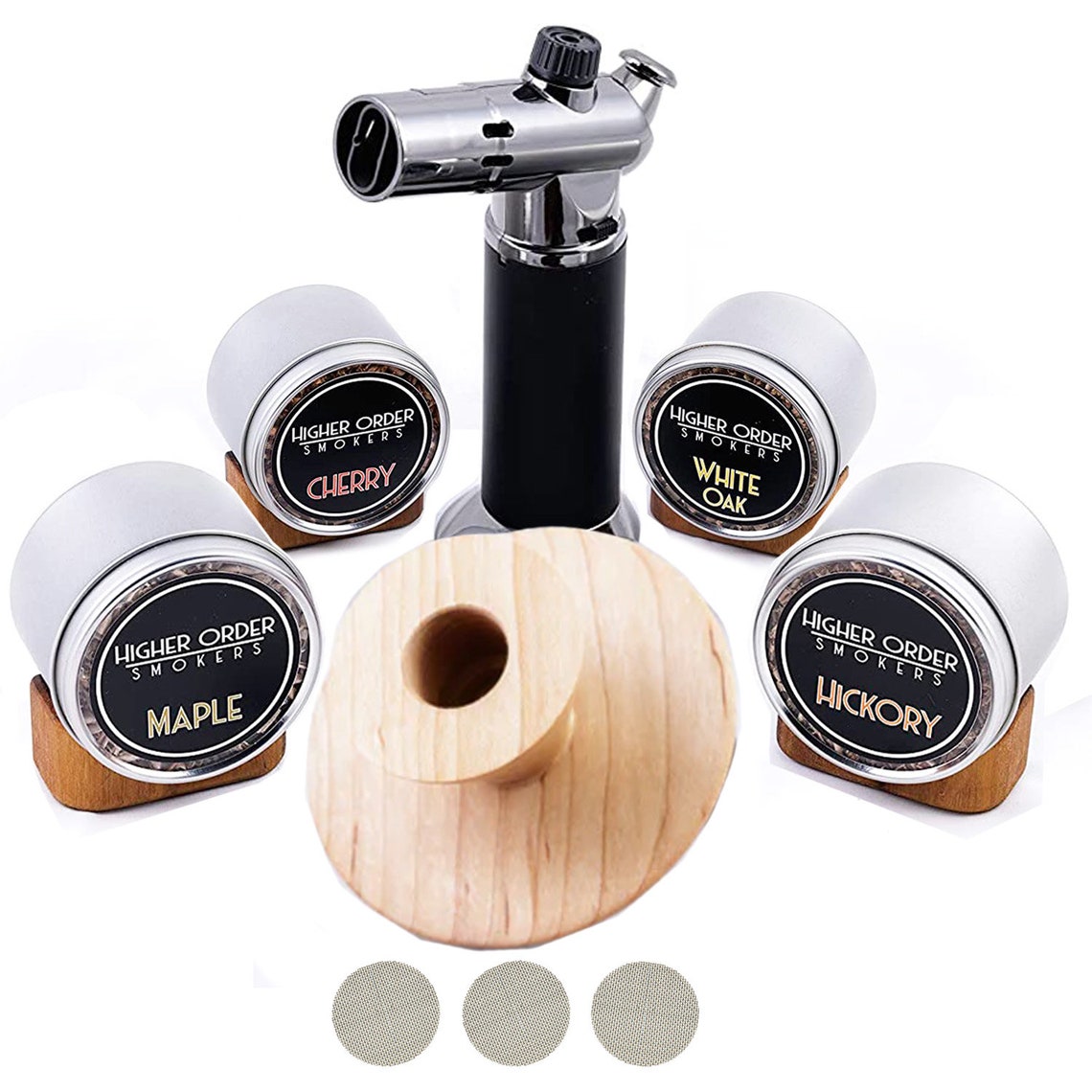 Drink Smoker Starter Kit by Higher Order Smoke Stack Kit - Etsy