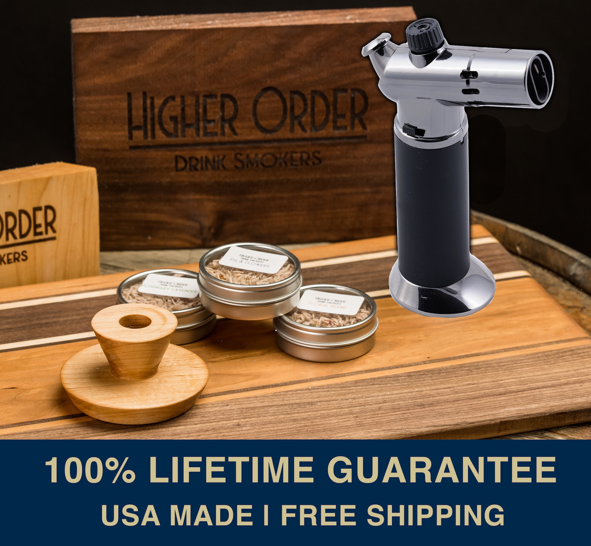 Drink Smoker Starter Kit by Higher Order Smoke Stack Kit - Etsy