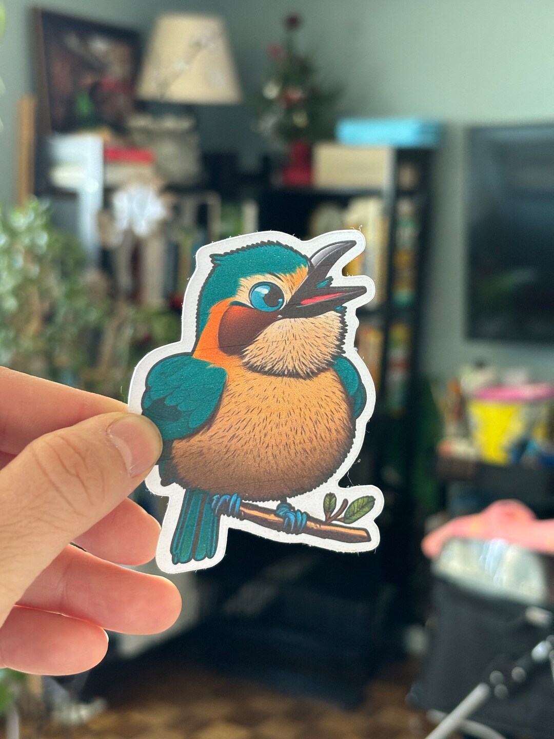 Torogoz Bird Sticker, Waterproof Sticker, Salvadorian Sticker, Latino ...