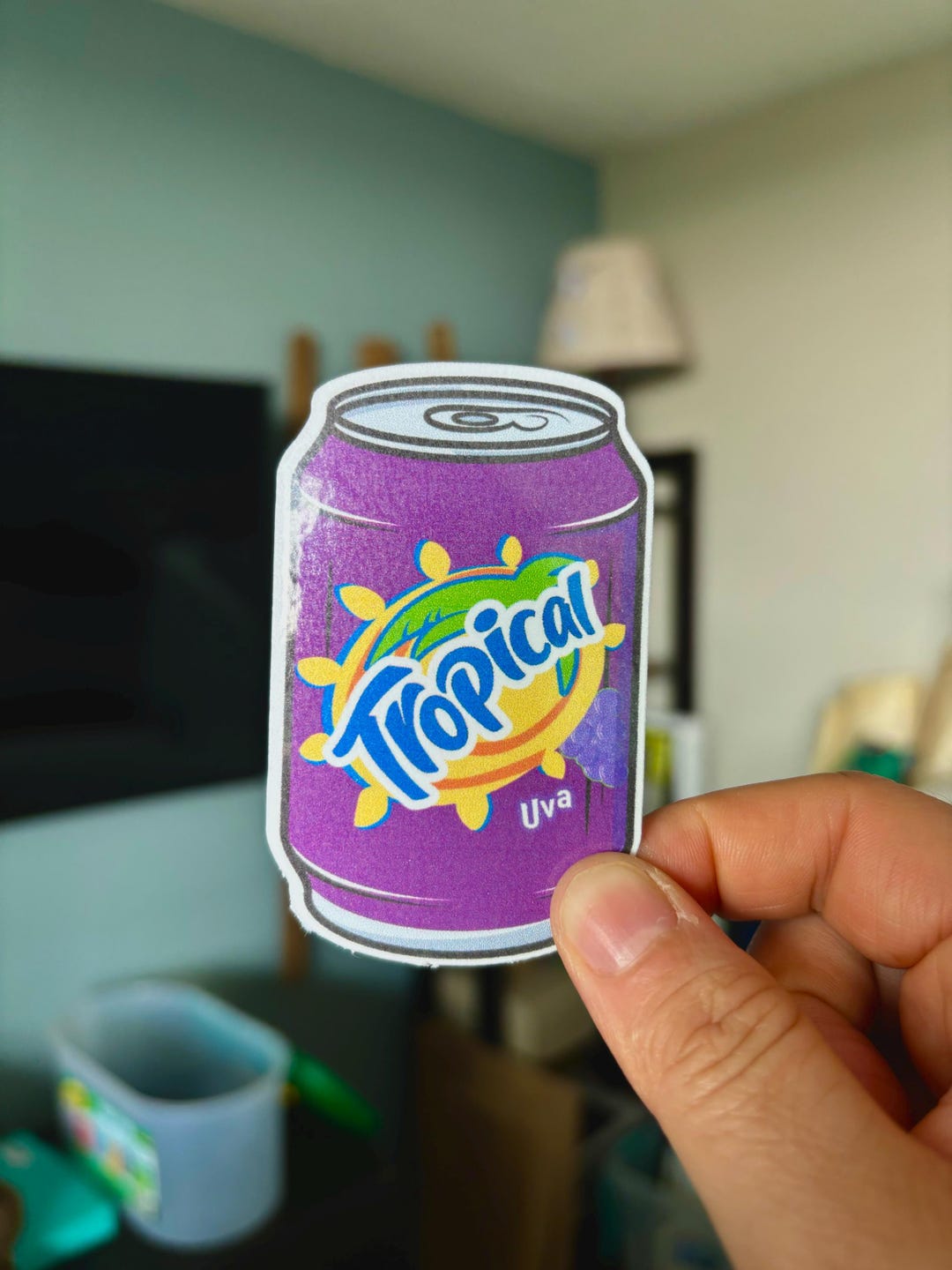 Tropical Sabor a Uva Soda Sticker, Waterproof Sticker, Salvadorian ...