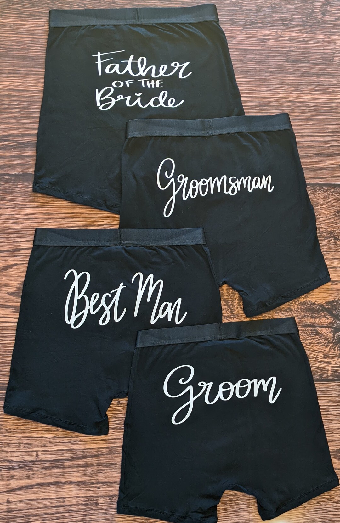 Wedding Party Boxer Briefs, Groomsmen Gifts, Funny Gifts, Bridal Party ...
