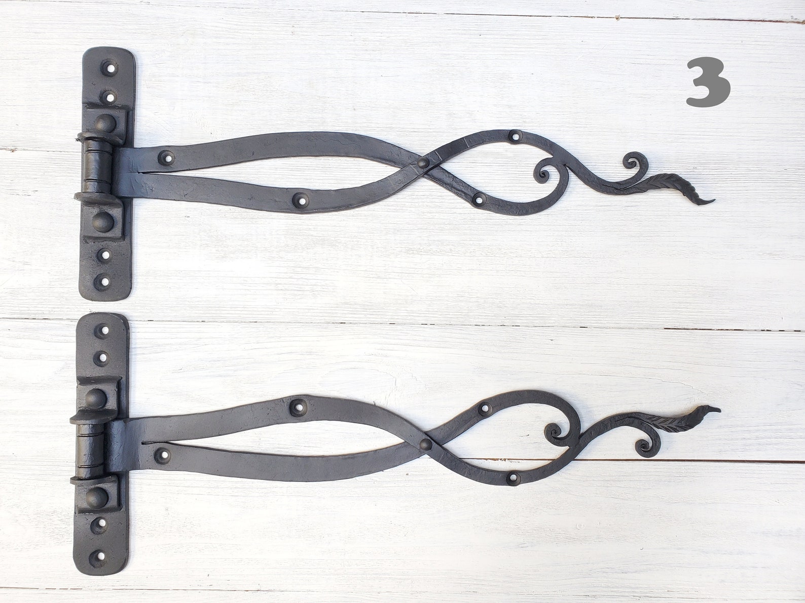 Forged Hinges Wrought Iron Hinges Hand Forged Loops Door - Etsy