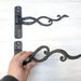 Forged Hinges, Wrought Iron Hinges, Hand Forged Loops, Door Hinges. - Etsy