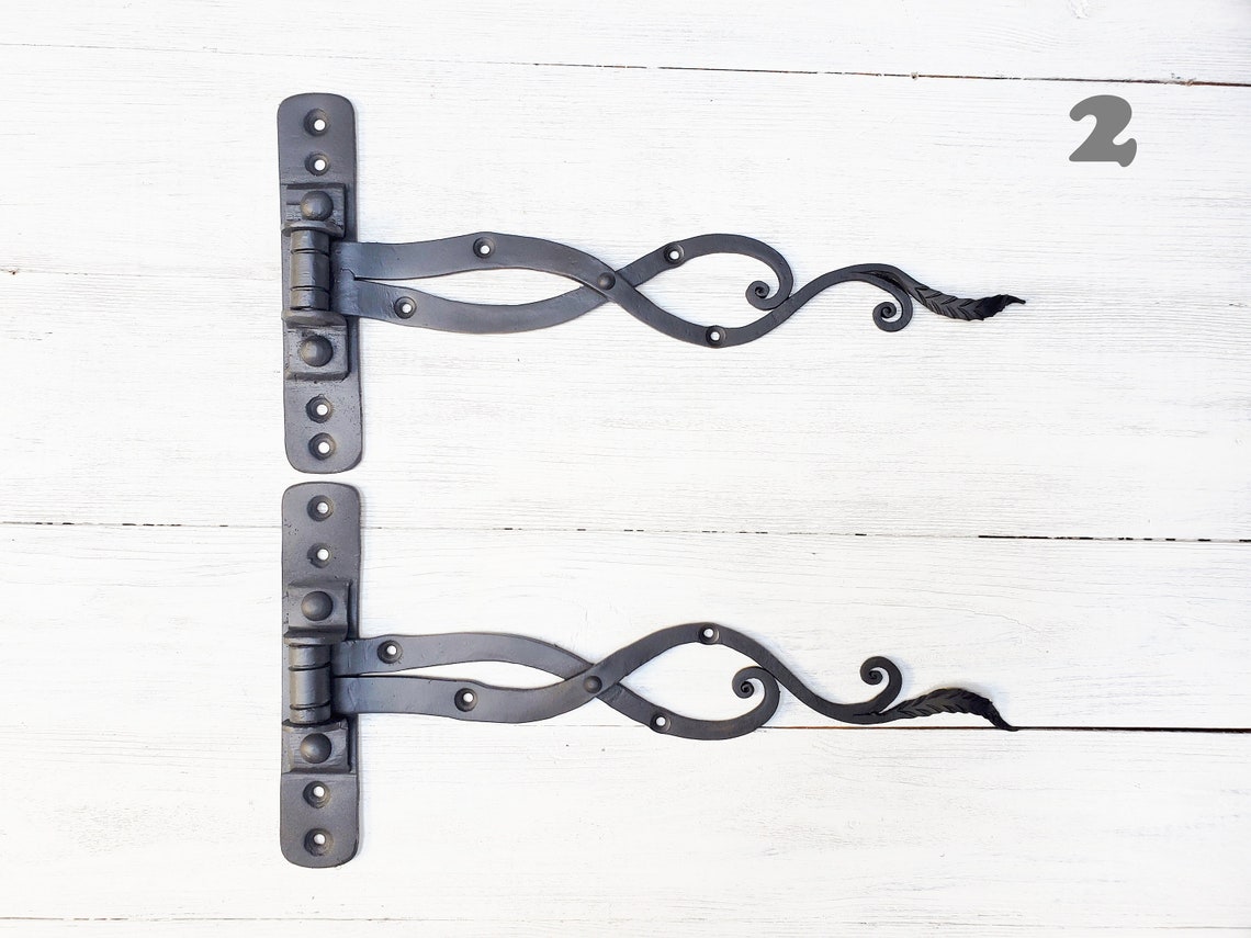 Forged Hinges Wrought Iron Hinges Hand Forged Loops Door - Etsy