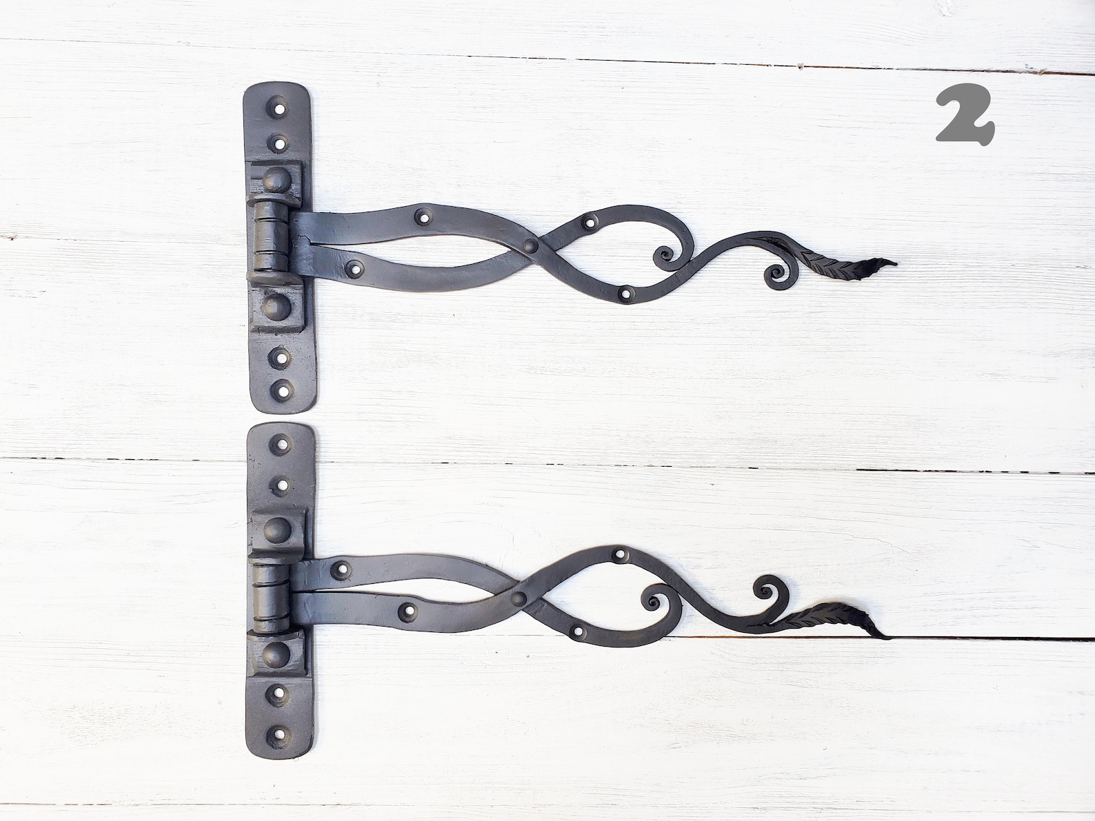 Forged Hinges Wrought Iron Hinges Hand Forged Loops Door - Etsy