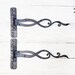 Forged Hinges, Wrought Iron Hinges, Hand Forged Loops, Door Hinges. - Etsy