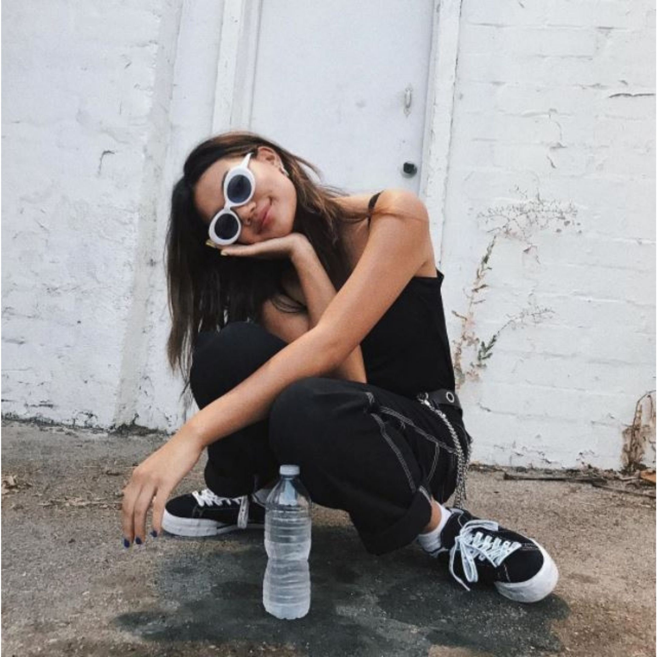 Rock Star Inspired Goggles 90s Sunglasses Retro Tort Brown and White ...