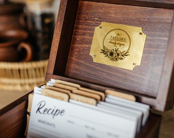 Vintage Recipe Box - Etsy