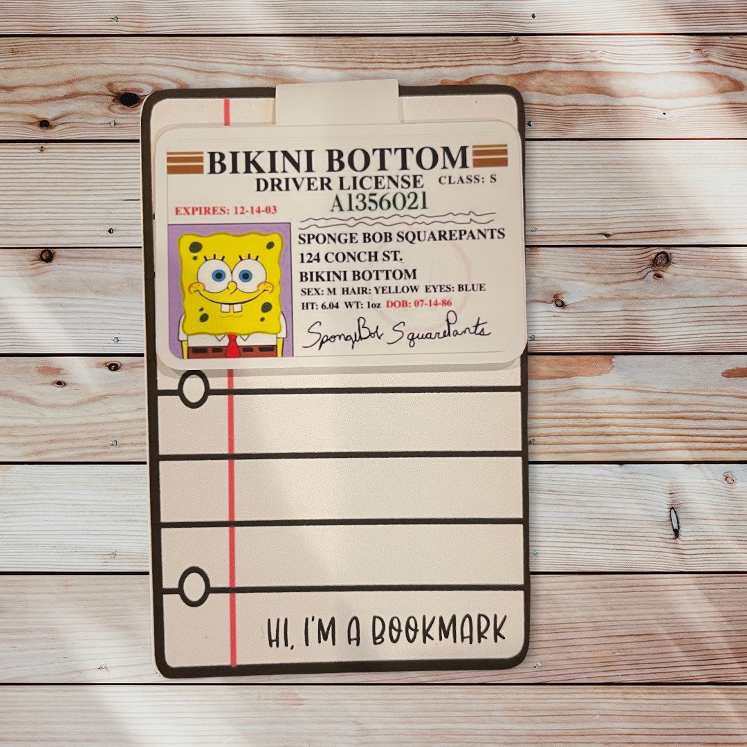 Drivers License Spongebob