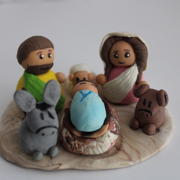 Cute Nativity Set - Etsy