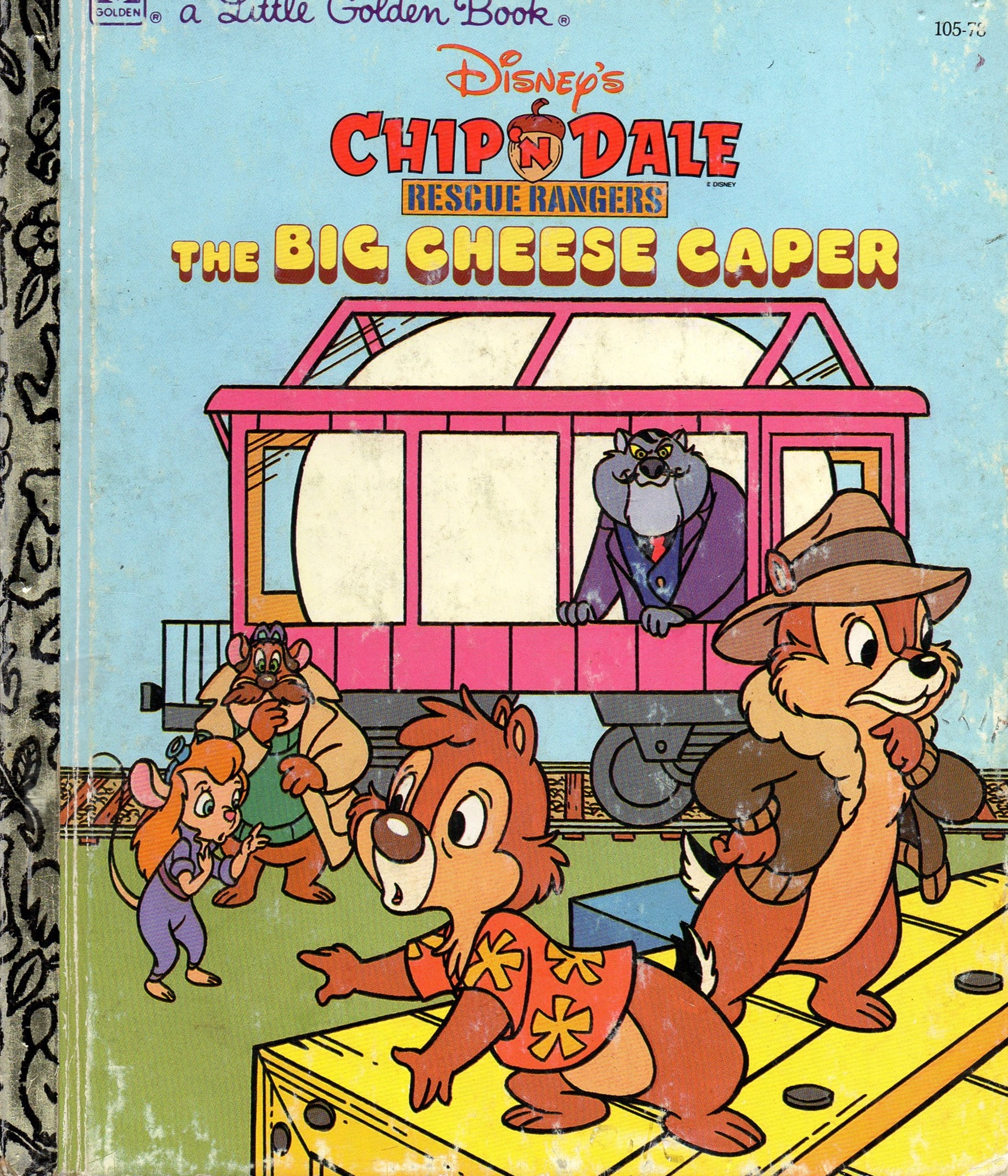 Disney's Chip 'N Daler Rescue Rangers Big Cheese Caper Little Golden ...