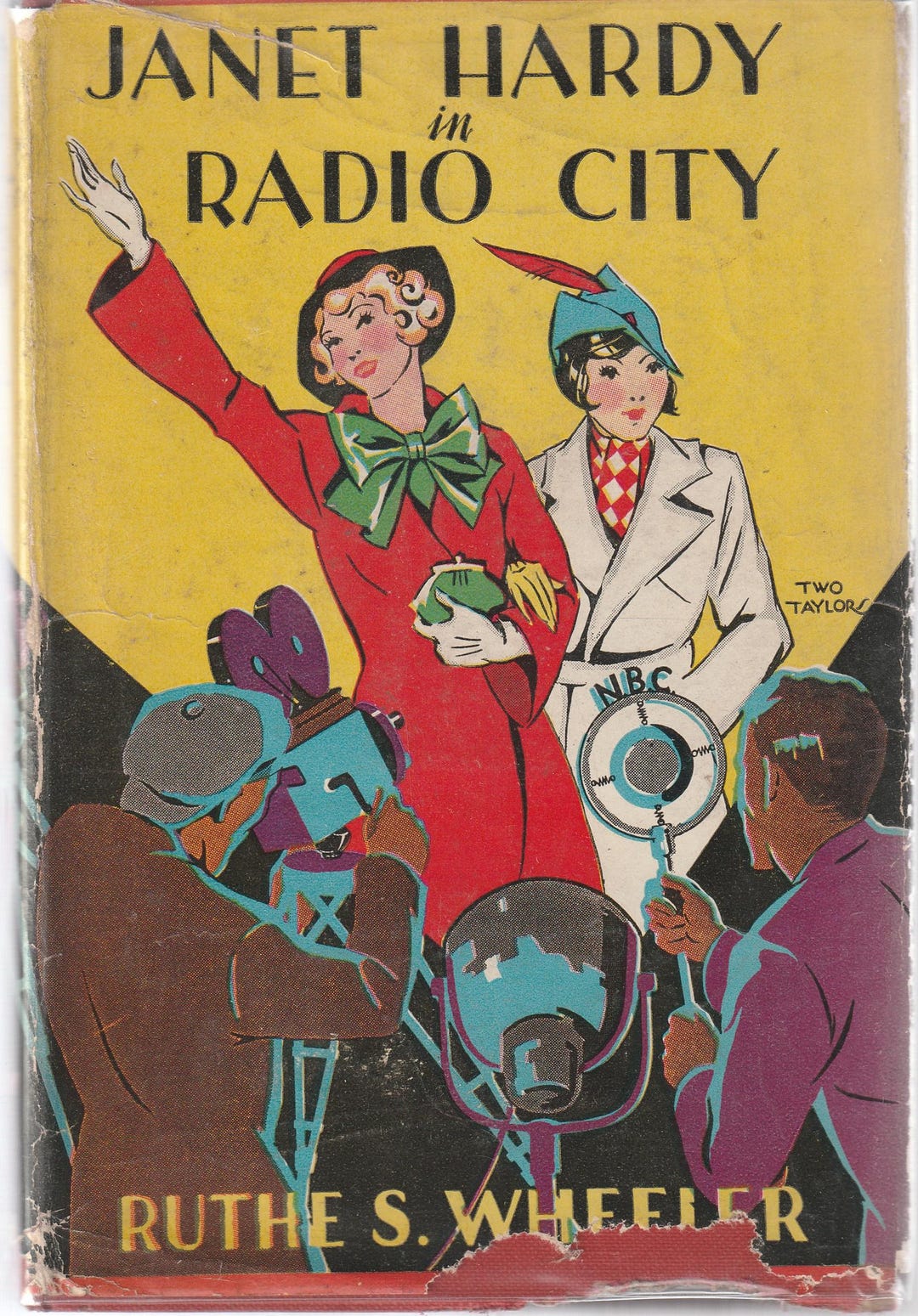 Janet Hardy in Radio City Friend Helen Write Radio Plays Hardcover Teen ...