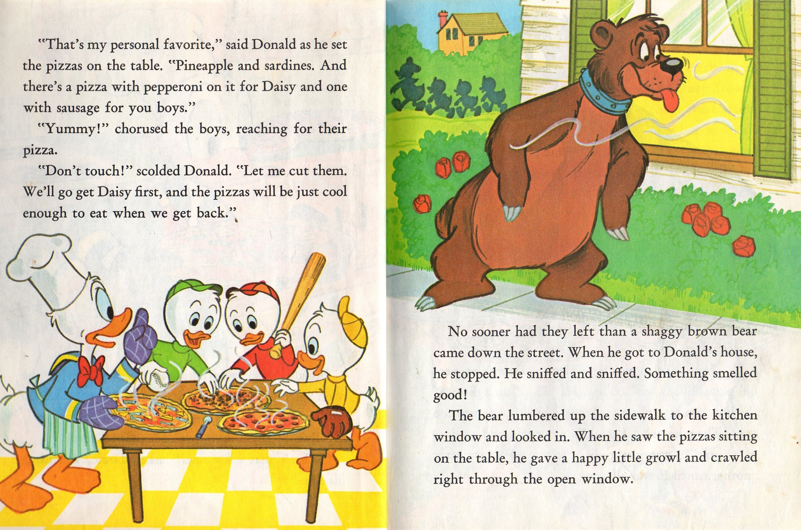 Walt Disney's Donald Duck and the One Bear Turn-about Tale Hardcover ...