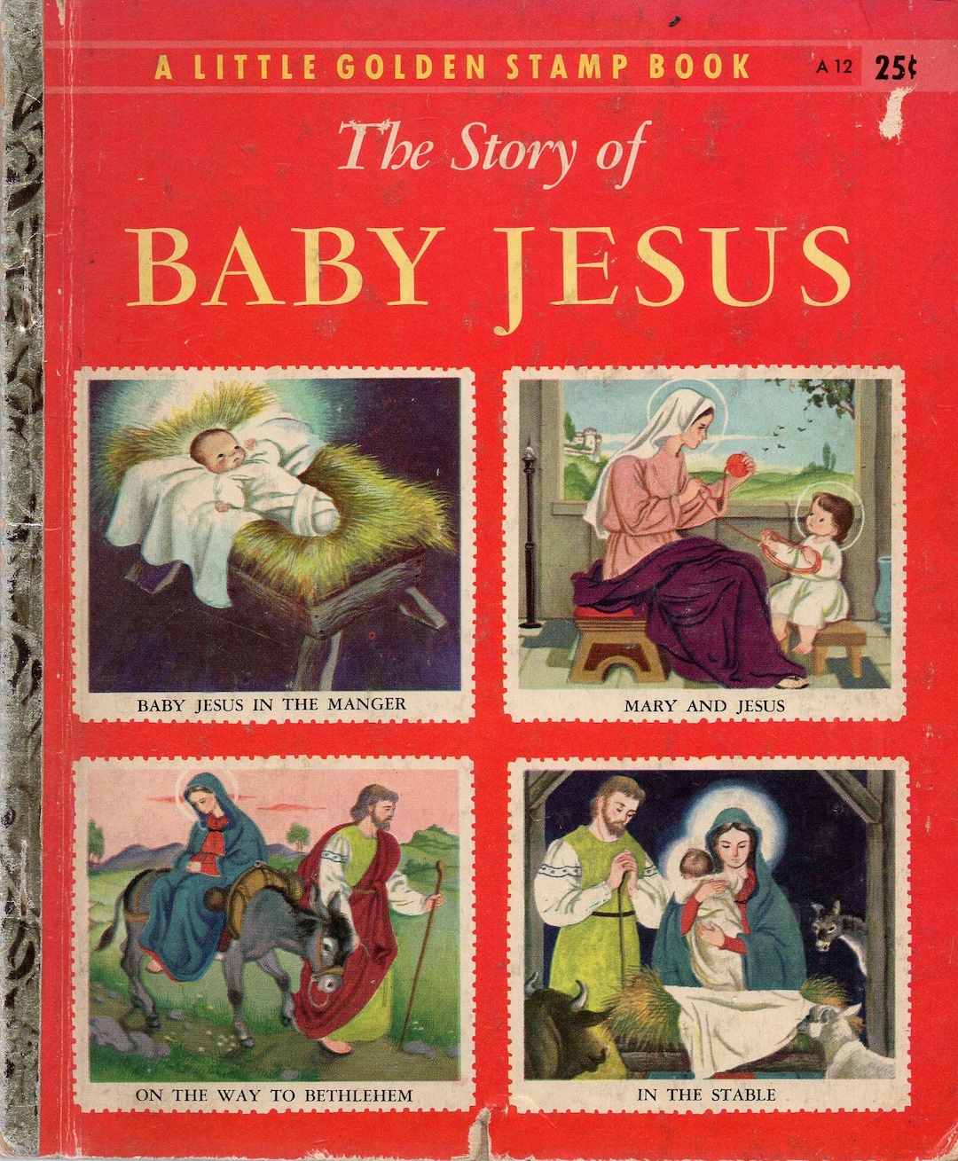 Story of Baby Jesus Mary Joseph Baby Born in Bethlehem Hardcover Little ...