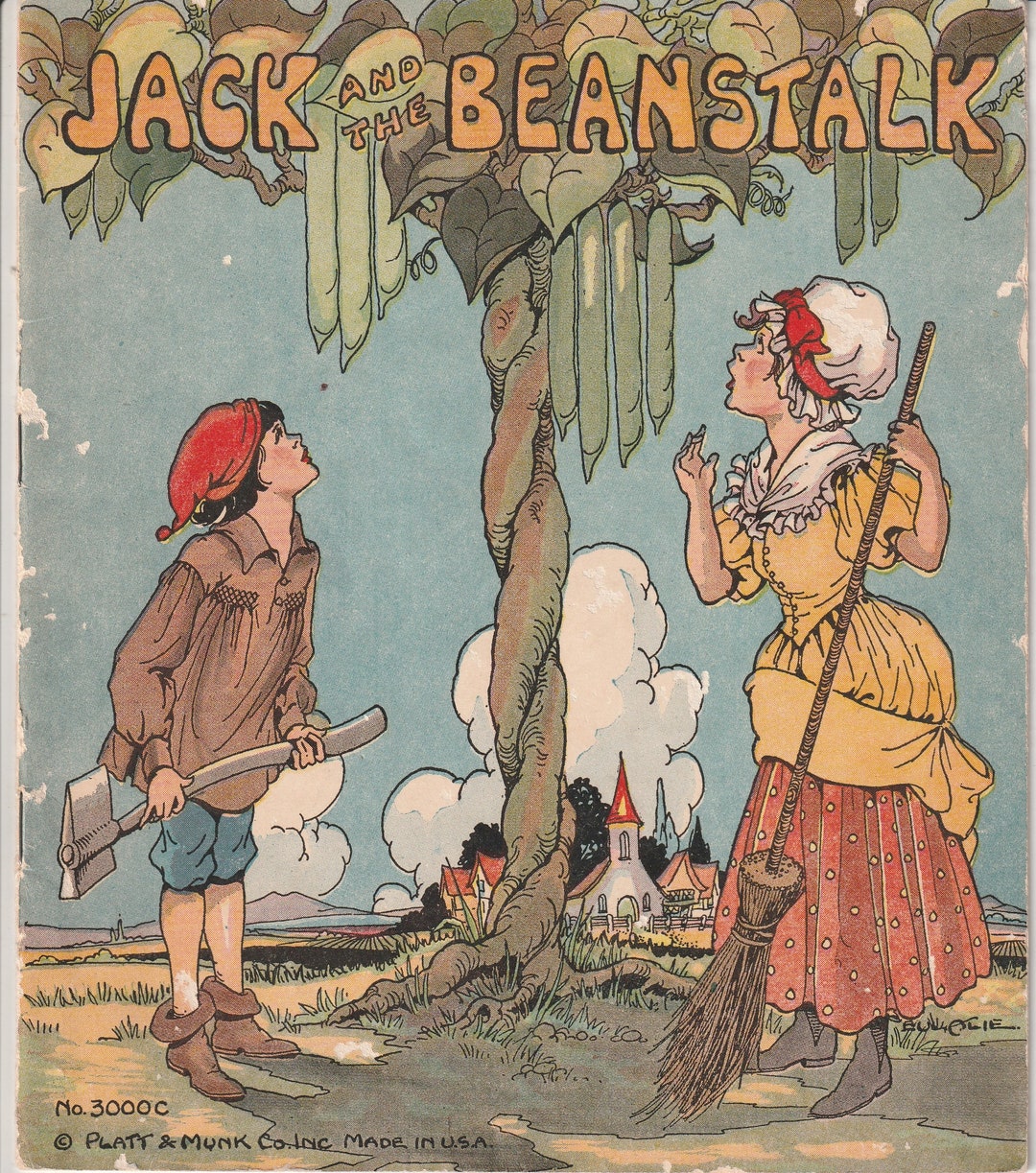 Jack and the Beanstalk Magic Beans Giant Castle in Clouds Soft Cover ...