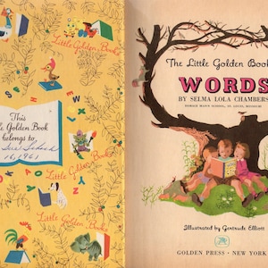 Little Golden Book Words Colors Family Growing Things Numbers Hardcover ...