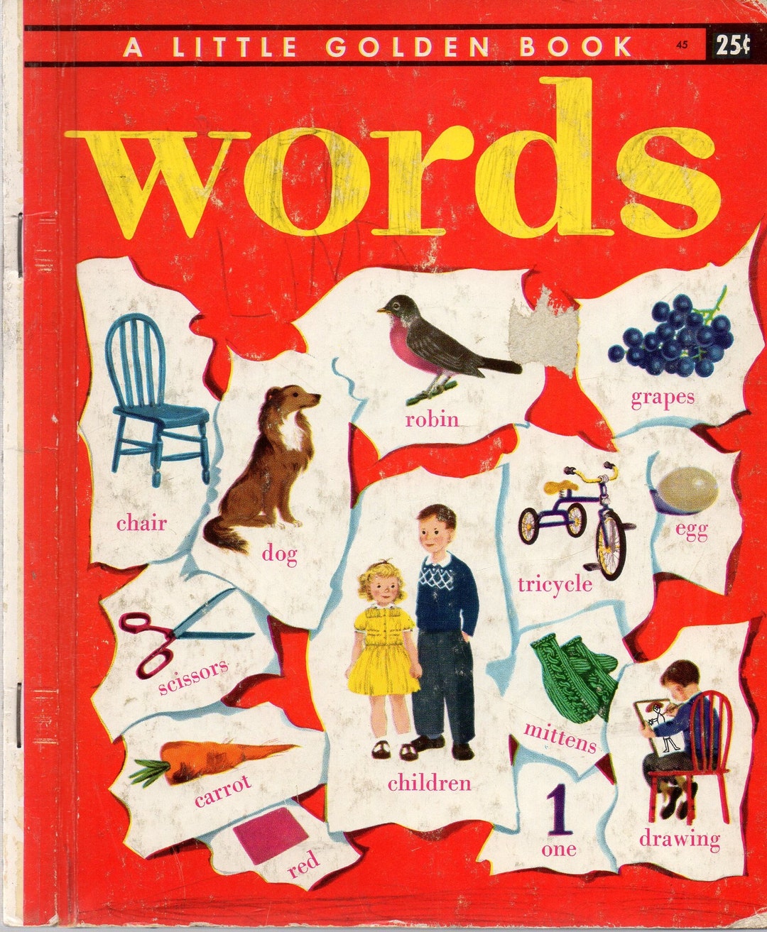 Little Golden Book Words Colors Family Growing Things Numbers Hardcover ...