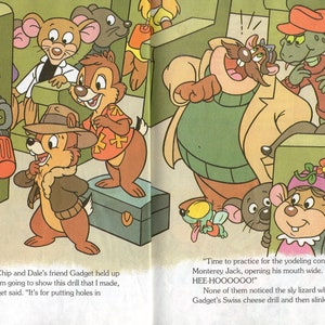 Disney's Chip 'N Daler Rescue Rangers Big Cheese Caper Little Golden ...