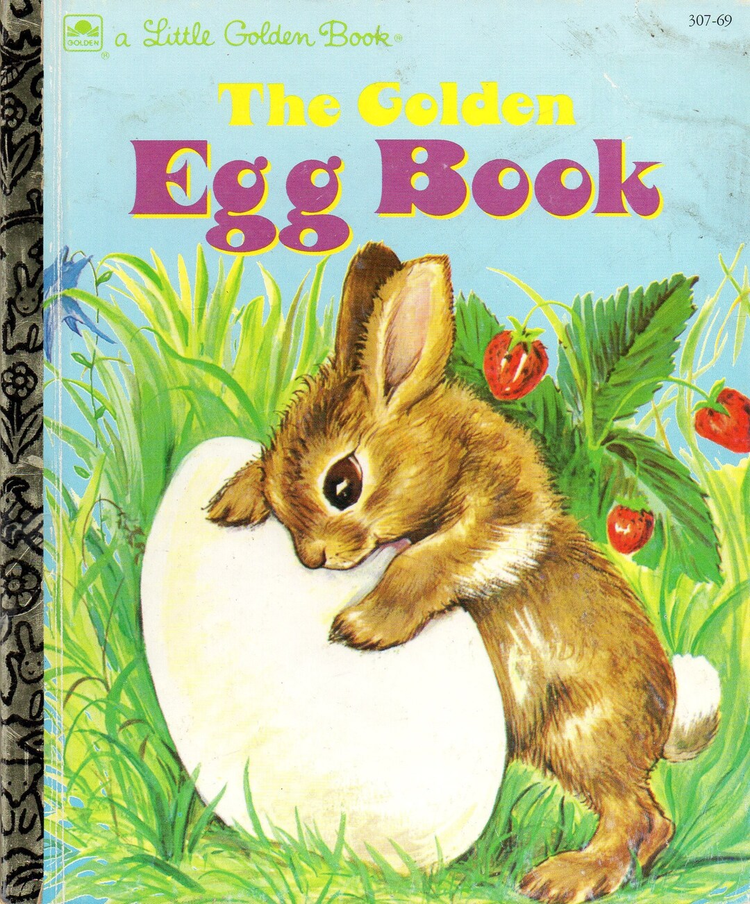 Golden Egg Book Bunny Rabbit Finds a Friend Little Golden - Etsy