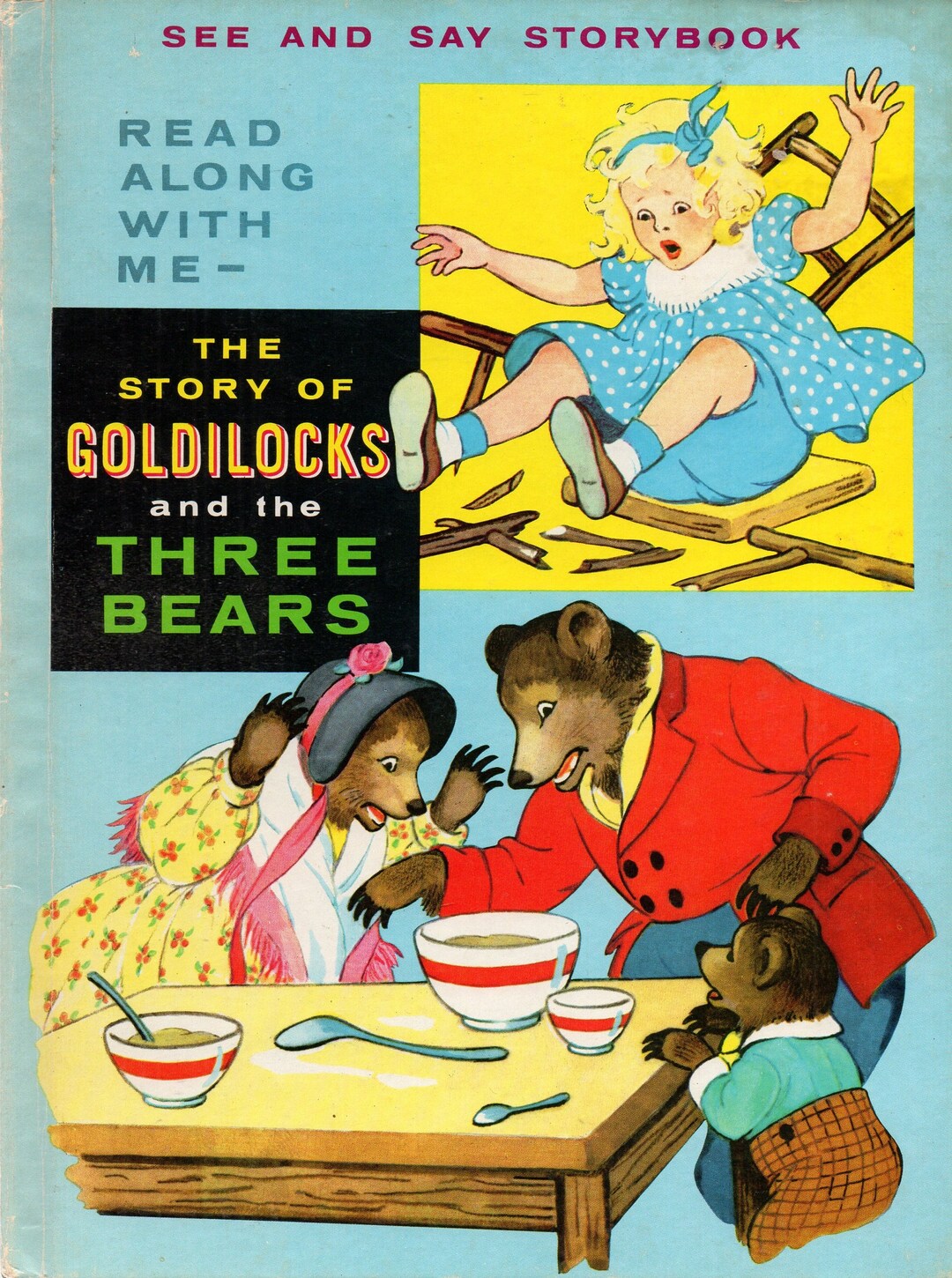 Story of Goldilocks and the Three Bears Told in Rebus - Etsy