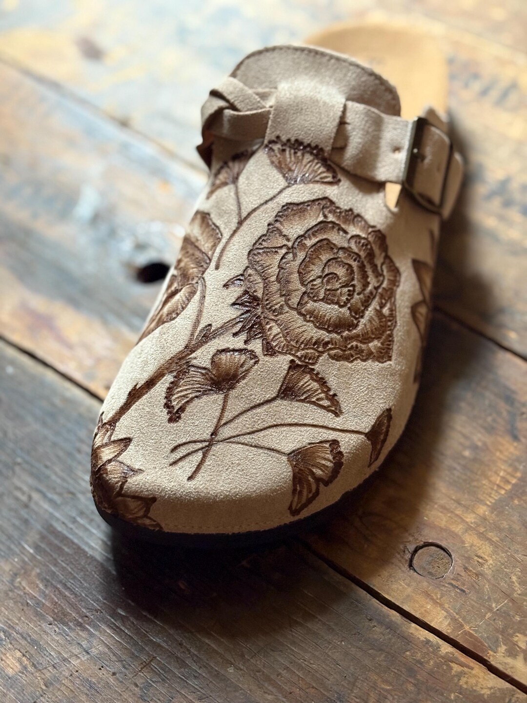 Custom Burned Women’s Shoes Clogs Mules - Etsy