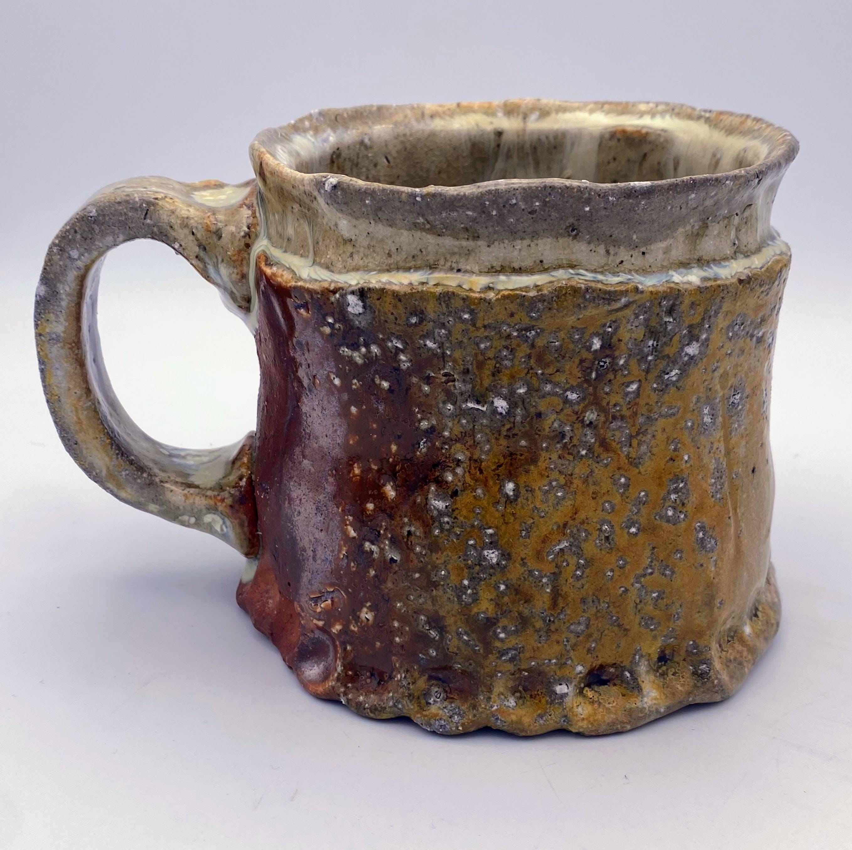 Large Pinched Mug | Wood Fired, Salt Soda Fired, & Gas Fired - Etsy
