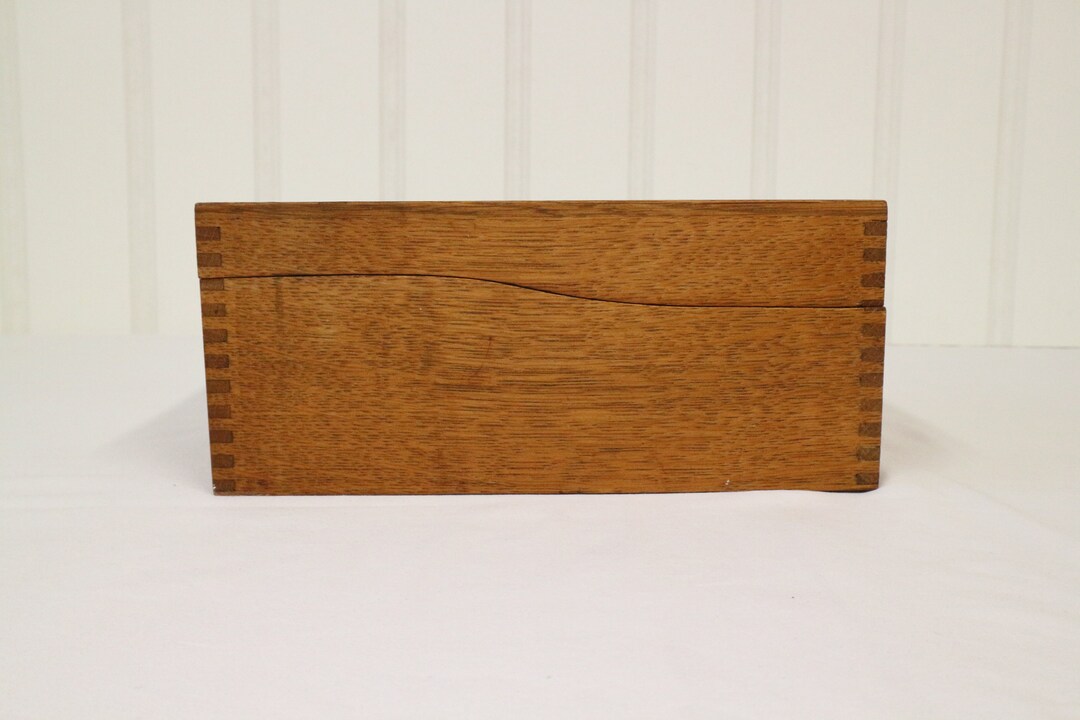 Wood Box/index Card Holder/recipe Card Holder - Etsy