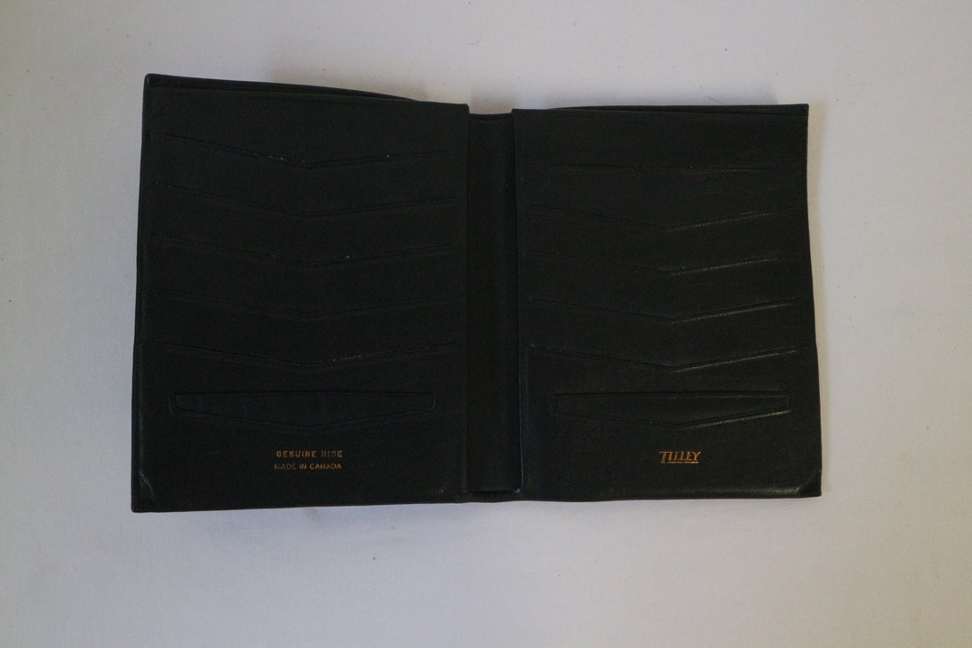 Vintage Men's Wallet/leather Tilley Wallet - Etsy
