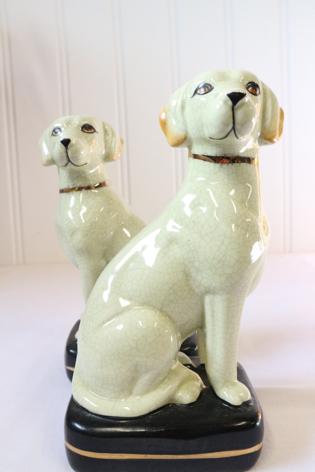 Vintage Japanese Takahashi Dog Book Ends - Etsy