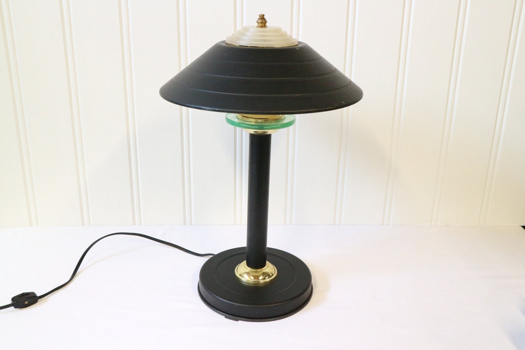 Vintage 1980's Lamp/art Deco Lamp - Etsy