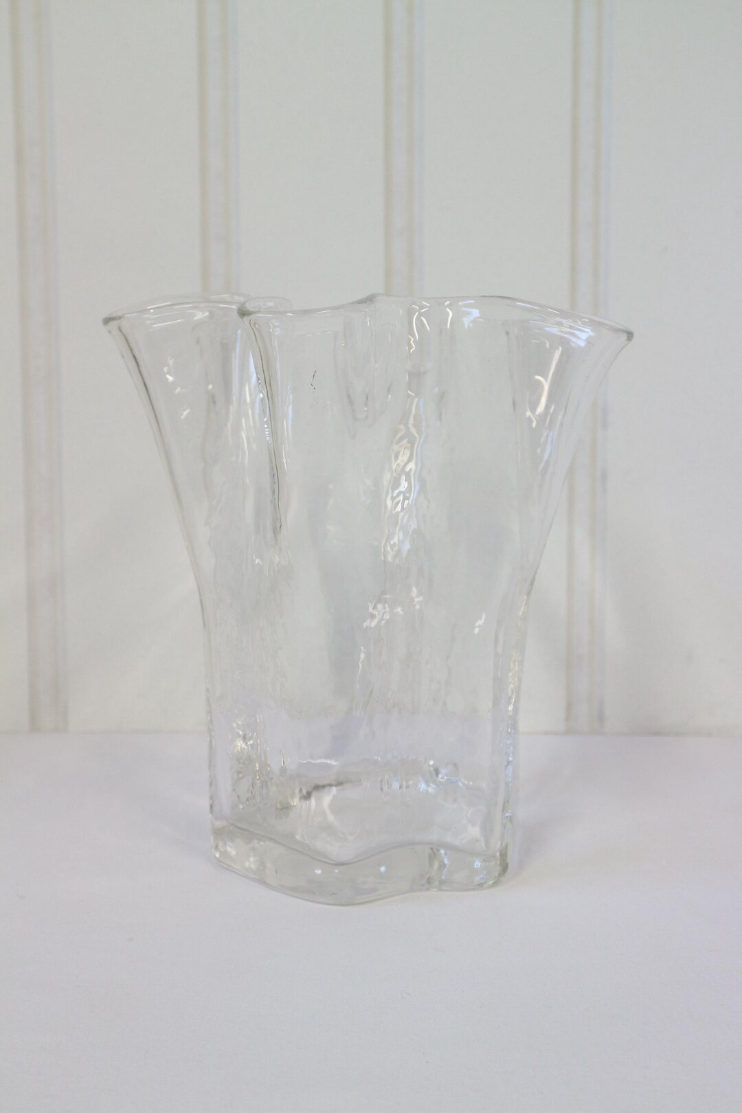 Irregular Shaped Glass Vase - Etsy