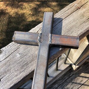 Upcycled 3 Piece Welded Cross - Etsy