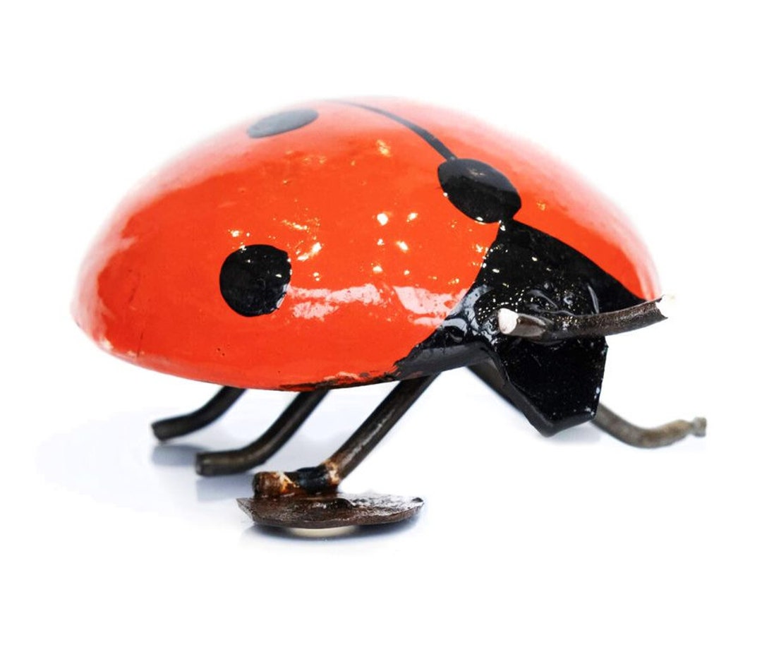 Ladybird 5cm Handmade Animal Metal Sculptures Art Statue for - Etsy